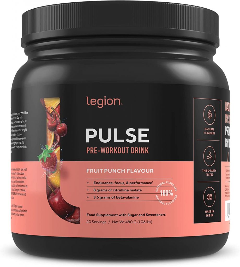 Legion Athletics Pulse Pre-Workout Review - GarageGymPro