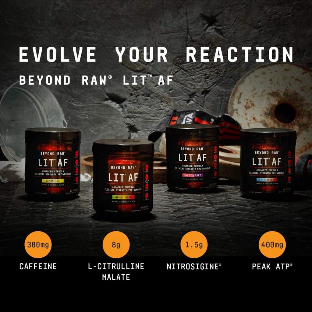 Beyond Raw Lit AF Pre-Workout Review (Is It A Good Option)